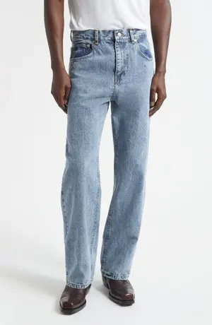 SECOND / LAYER Big Papi Relaxed Fit Straight Leg Jeans