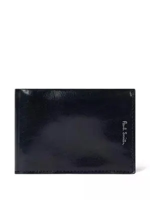 Paul Smith Multi-stripe Leather Cardholder - Black