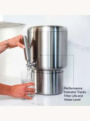RORRA Countertop Water Filtration System - Polished Chrome