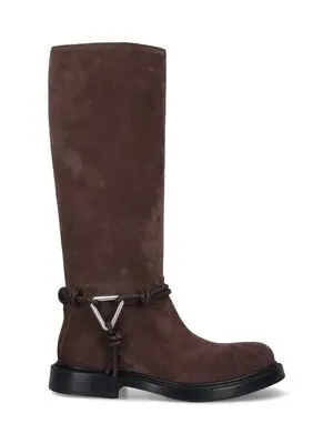 Bottega Veneta Logo Boots For Women
