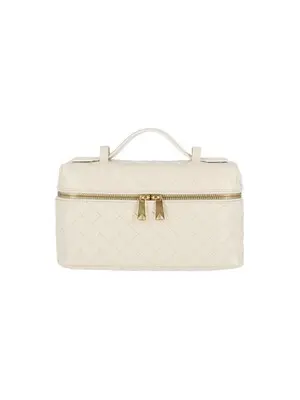 Bottega Veneta Bang Bang Vanity Case Mini Bag - White