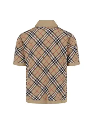 Burberry Polo "check - Beige