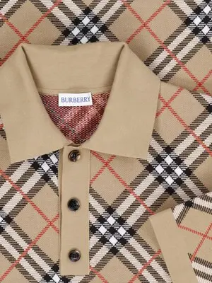 Burberry Polo "check - Beige