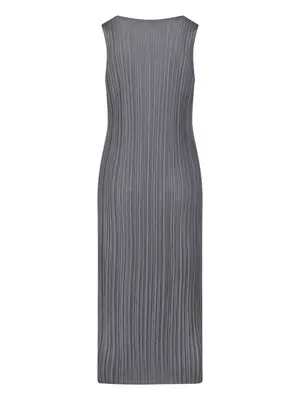 PLEATS PLEASE Pleated Midi Dress - Gray