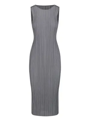 Issey Miyake Midi Dress - Gray