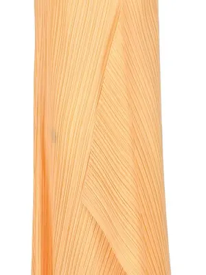 Issey Miyake Midi Dress - Orange