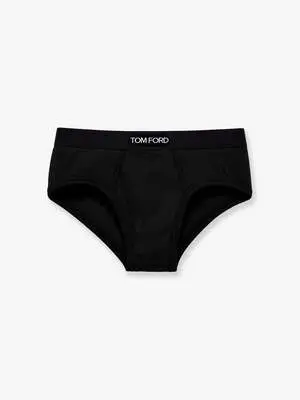 TOM FORD Stretch Cotton Brief - Black