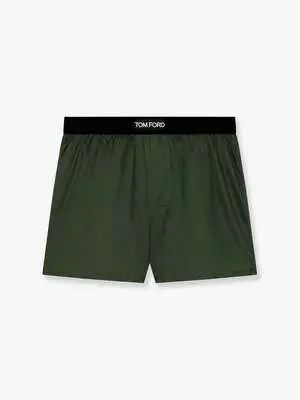 TOM FORD Silk Boxer - Green