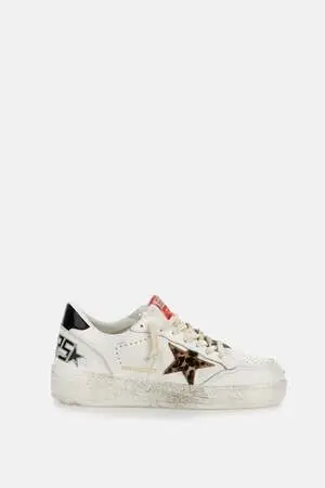 GOLDEN GOOSE Ball Star Sneakers With Horsehair Star - Multicolor