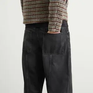 WON HUNDRED Cale Distressed Print Denim Jeans