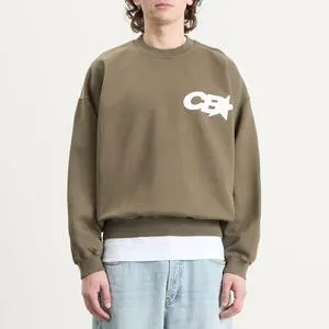 COLE BUXTON Cb Star Racing Sweatshirt - Khaki