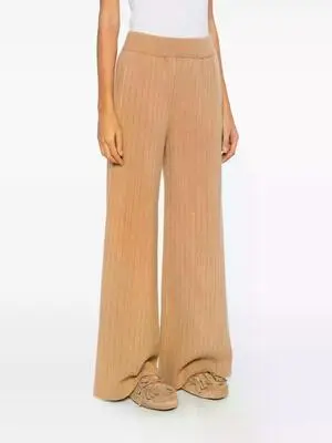 Eleventy Ribbed Trousers - Brown