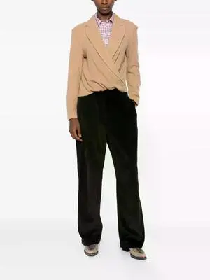 R13 Twisted Lapel Top