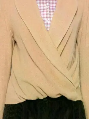 R13 Twisted Lapel Top