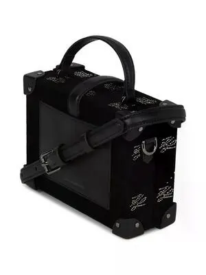 Karl Lagerfeld K/autograph Padlock Rhinestone Trunk Bag