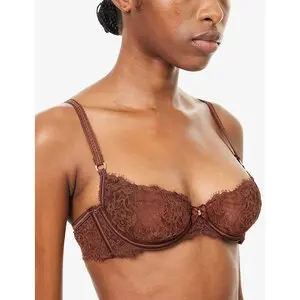 Lounge Flutter Plunge Lace Bra