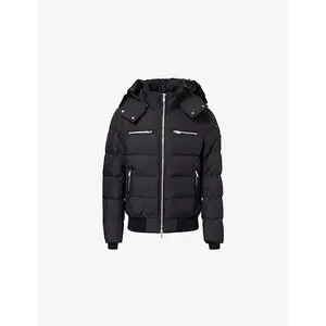 Moose Knuckles Cloud Hooded Woven-down Jacket