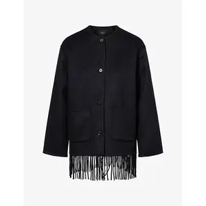 Women's Black Fringe Jackets