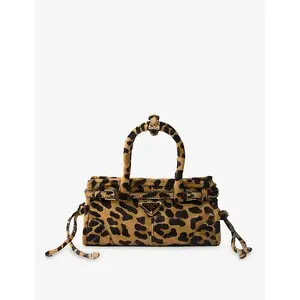 Prada Printed Leather Handbag