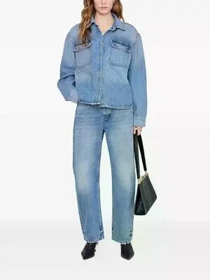 ANINE BING Paxton Shirt - Blue