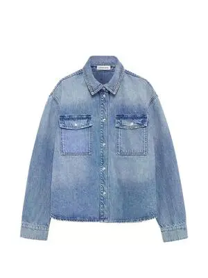 ANINE BING Paxton Shirt - Blue