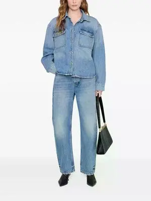 ANINE BING Paxton Shirt - Blue