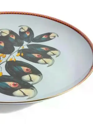 La DoubleJ Parrotstem Print Decorative Plate