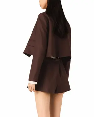 Maje Short Double Breasted Jacket