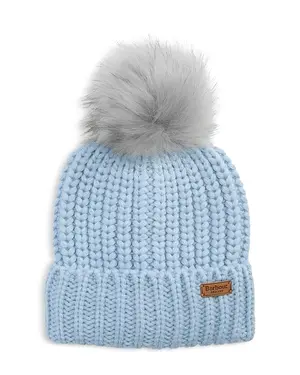 Barbour Saltburn Beanie - Ice Blue