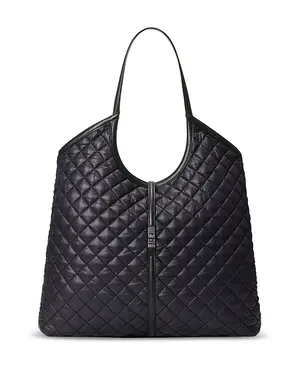 Mz Wallace Astor Large Quilted Tote Bag - Black/black