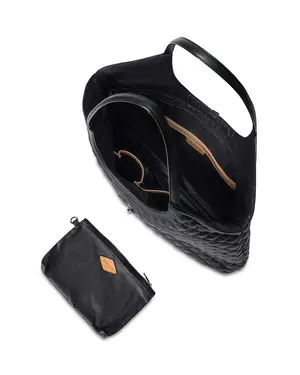 Mz Wallace Astor Large Quilted Tote Bag - Black/black