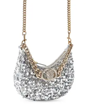 Kurt Geiger Chelsea Small Sequined Hobo Bag