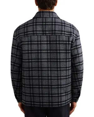 REISS Vitarli Checked Overshirt