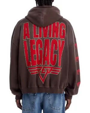 REPRESENT Living Legacy Tour Reversible Hoodie - Brown