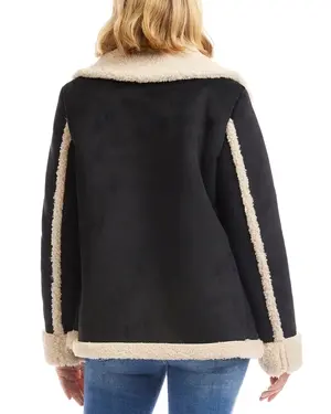 Karen Kane Faux Shearling Jacket