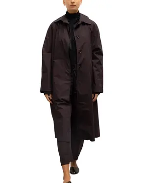 LESET Kyoto Cotton Car Coat - Chocolate