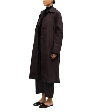 LESET Kyoto Cotton Car Coat - Chocolate