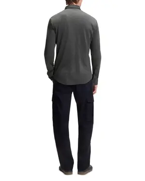 BOSS X Beckham Rudy Slim Fit Button Front Shirt