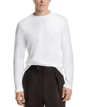 BOSS X Beckham Townley Long Sleeve Tee - White