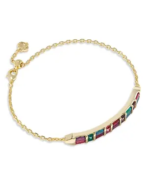 Kendra Scott Jamie Baguette Crystal Chain Bracelet - Multi/gold