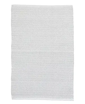 DASH & ALBERT BY ANNIE SELKE Dash Albert Annie Selke Da287 Herringbone Indoor/outdoor Area Rug, 2'6x8'0 - Gray/white
