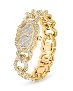 SWAROVSKI Dextera Chain Watch - Silver/gold