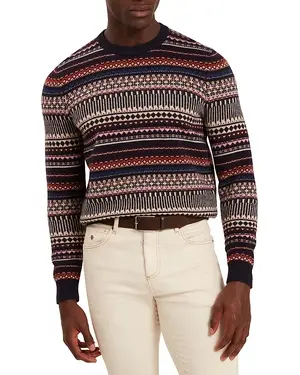 Ted Baker London Fair Isle Crewneck Sweater