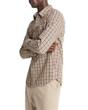 Vince Great Falls Plaid Classic Fit Button Down Shirt