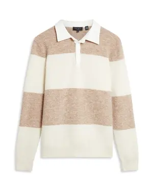 Ted Baker London Solaran Rugby Top - Ecru