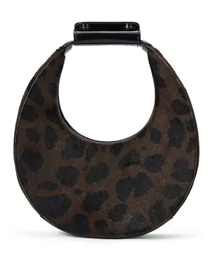 Staud Calf Hair Shoulder Bag - Leopard
