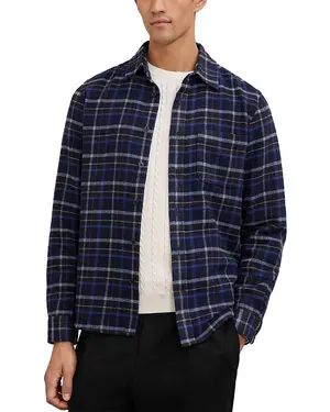 Blue Checked Overshirts