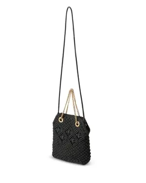 Veronica Beard Macrame Slouch Crossbody Bag