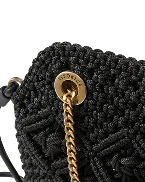 Veronica Beard Macrame Slouch Crossbody Bag