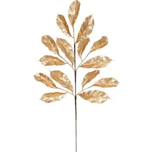 MARK ROBERTS Magnolia Leaf Spray - Gold